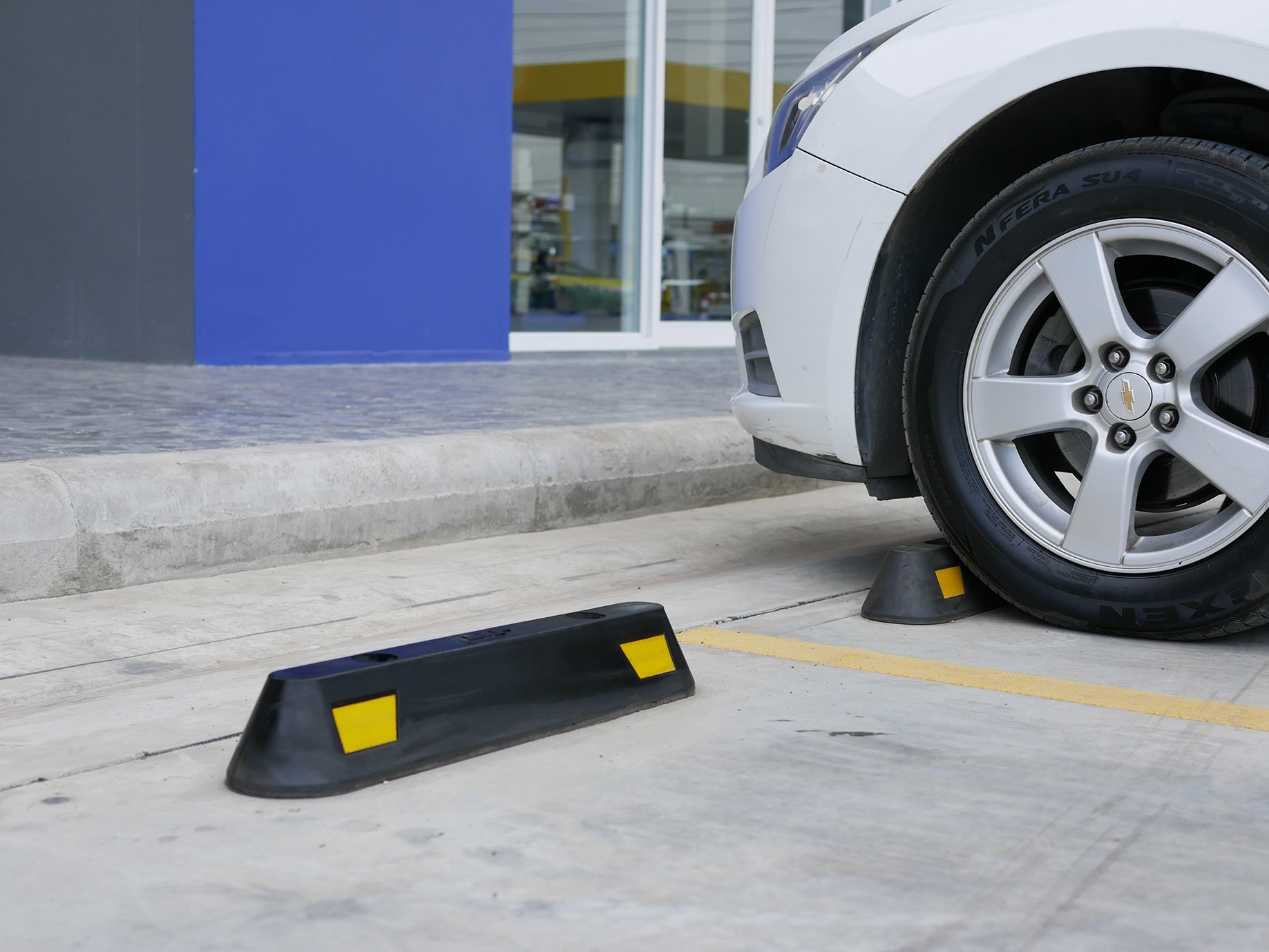 Rubber Wheel Stopper | S.K.Polymer "The Leader of Rubber Products"
